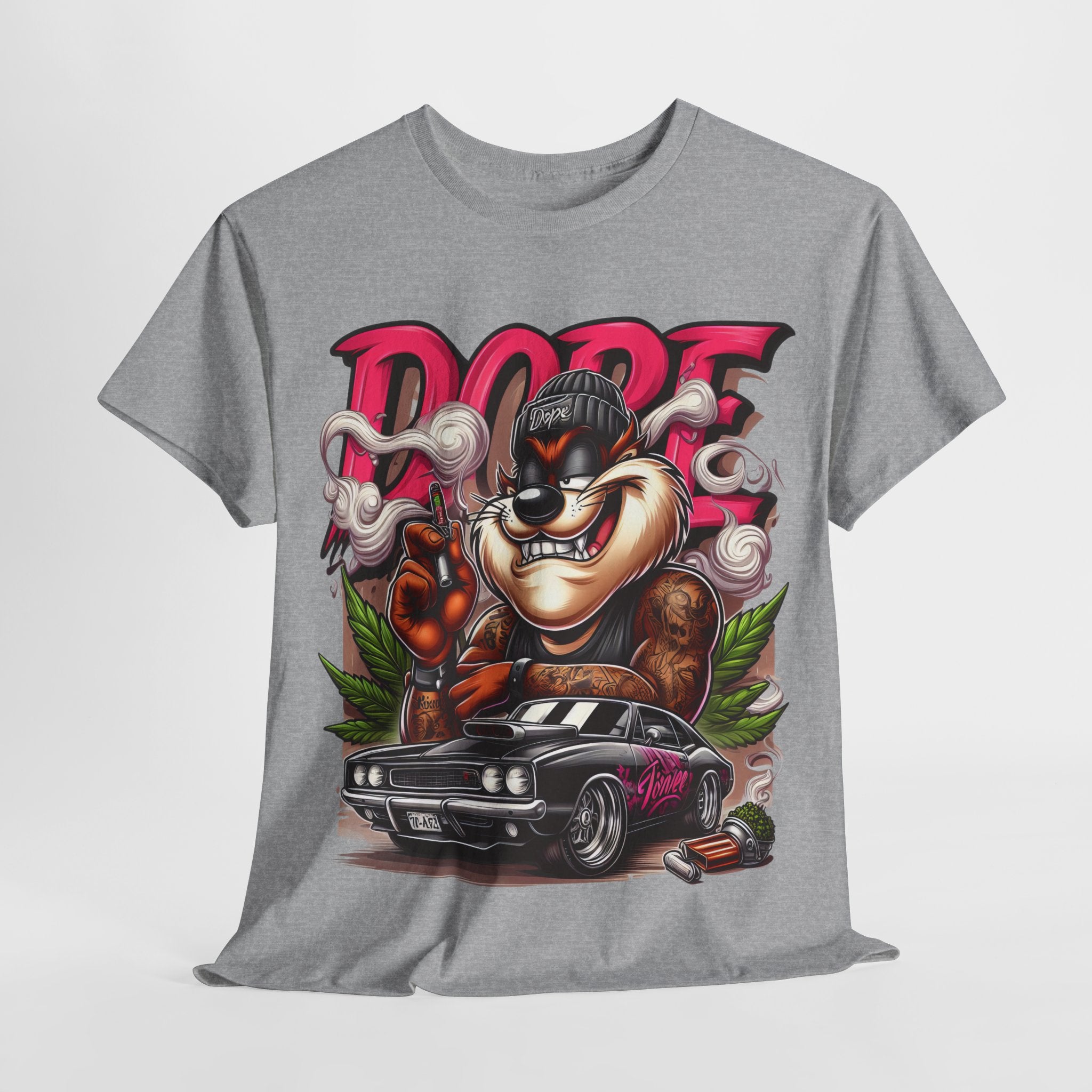 420 Dope Vibes Stoner Devil #1 Unisex Heavy Cotton Tee – 312tshirts 2